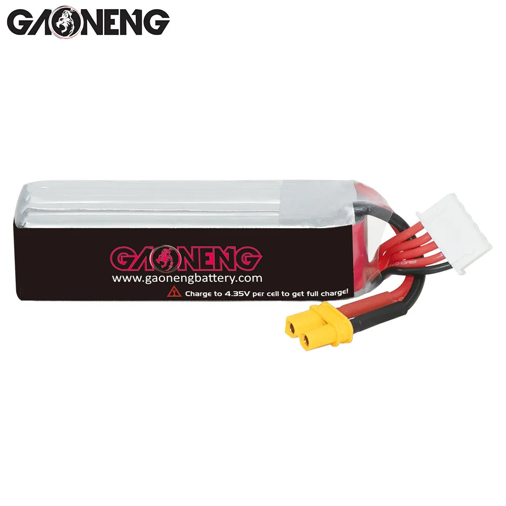 GAONENG GNB LiHV 4S 15.2V 550mAh 100C XT30 LiPo Battery Long Type [DG ...