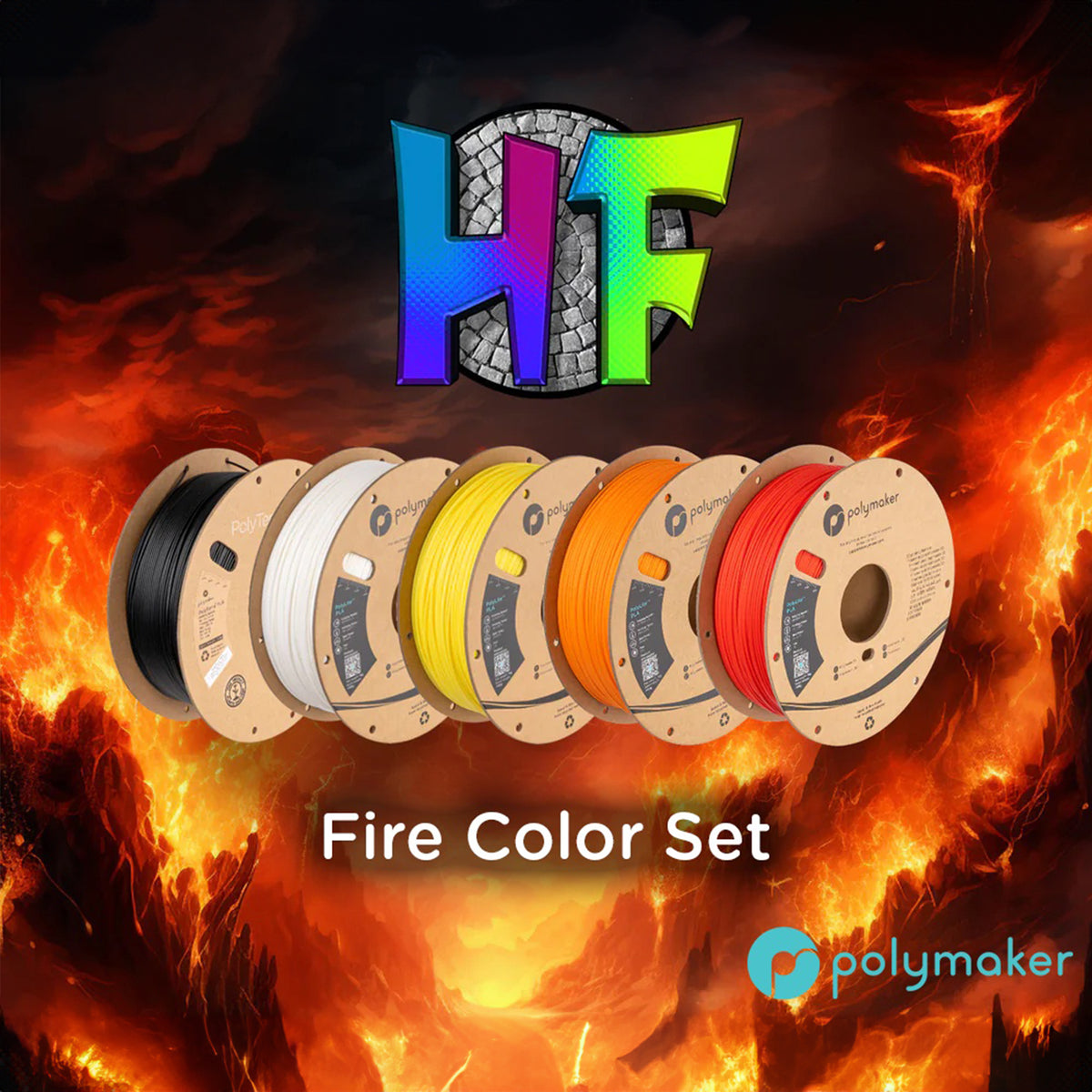Polymaker Polymaker HueForge Fire Set Filament 1.75mm – Phaser FPV