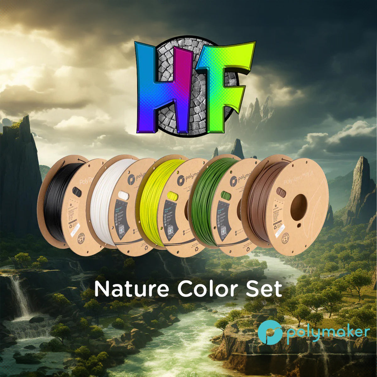 Polymaker Polymaker HueForge Nature Set Filament 1.75mm – Phaser FPV