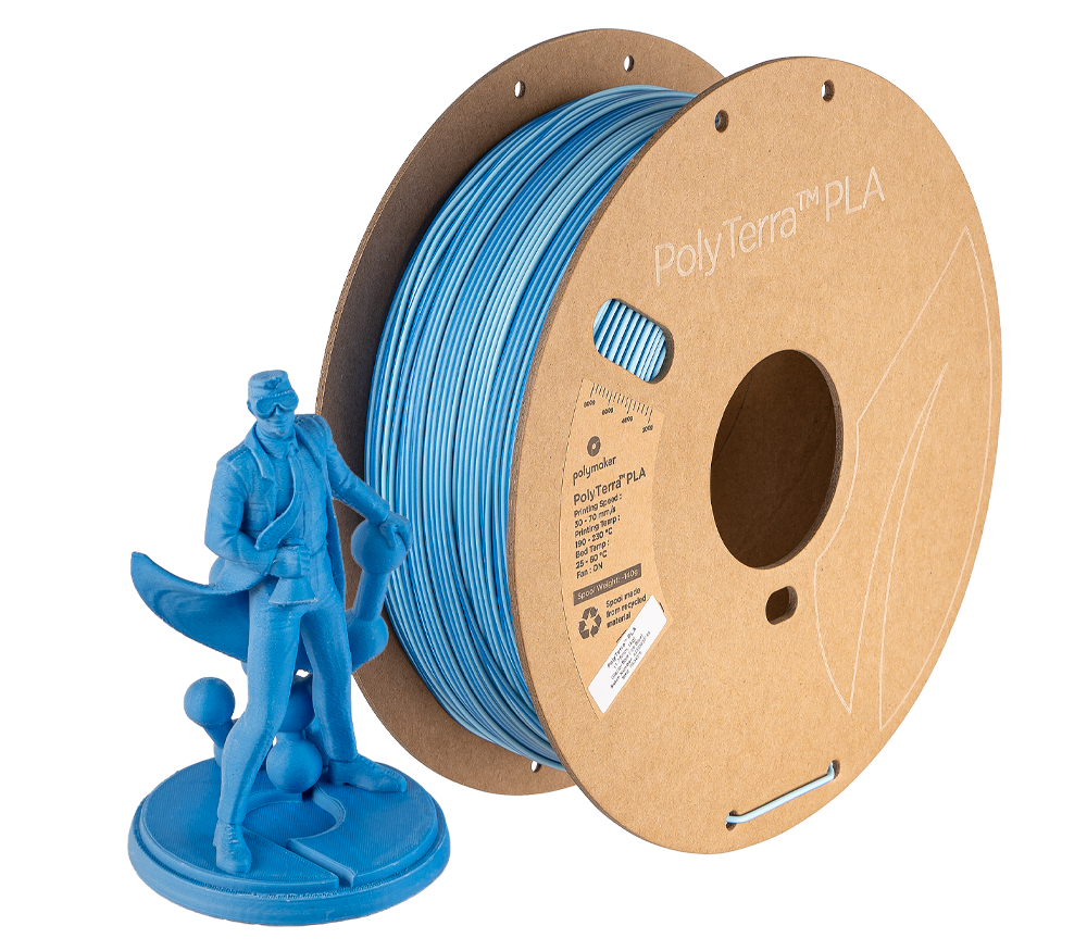 Polymaker PolyTerra Dual Matte PLA Filament 1kg 1.75mm – Phaser FPV