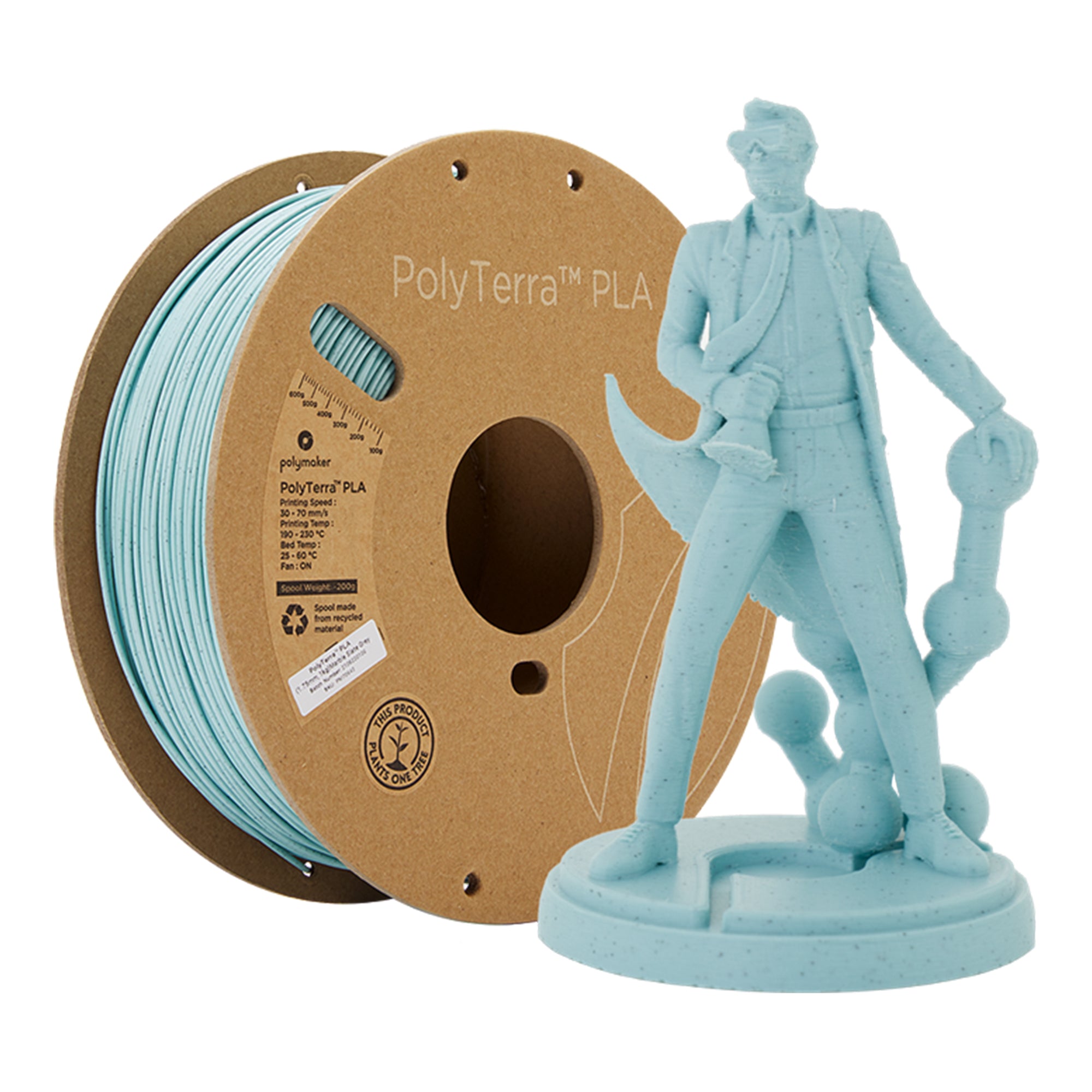 Polymaker PolyTerra PLA Marble Filament 1.75mm 1kg – Phaser FPV