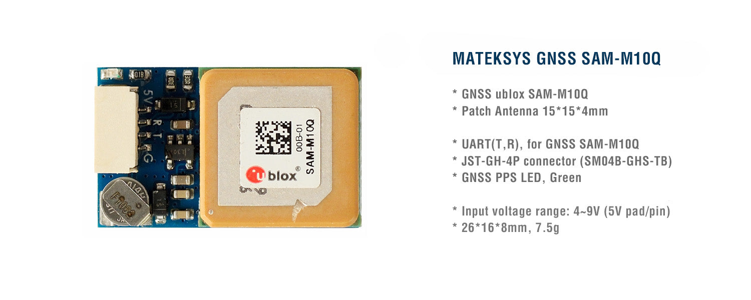 Matek SAM-M10Q GPS (No Compass) – Phaser FPV